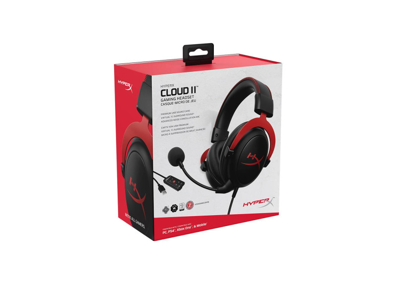 HyperX Cloud II 7.1Black/Red Headset
